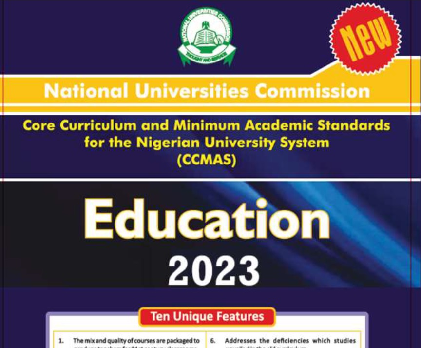 CCMAS: Education (New) - 2023 - NUC CCMAS